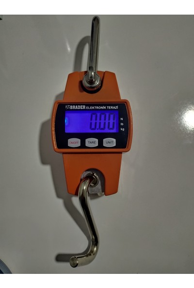 Brader Vinç Kantarı Kancalı Terazi Komple Çelik Kasa 300 kg Brader Vinç Kantarı Kancalı Terazi Komple Çelik Kasa 300 kg