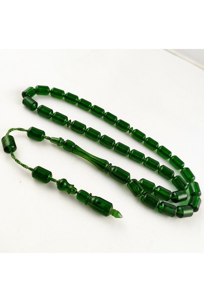 Tesbihisultans Kapsül Kesim Sistemli Toz Pres Kehribar Tesbih