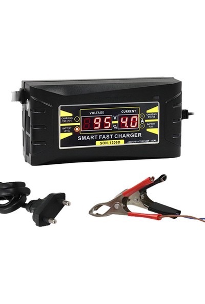 Suoer SON-1206D 12V Max 6A Akıllı Akü Şarj Cihazı