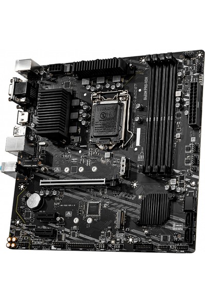 MSI B460M PRO-VDH B460M 2933 DDR4 SOKET 1200  MATX  VGA DVI HDMI M.2 USB 3.2 MSI B460M PRO-VDH B460M 2933 DDR4 SOKET 1200  MATX  VGA DVI HDMI M.2 USB 3.2