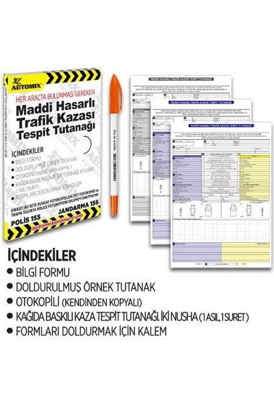 Automix Kaza Tespit Tutanağı