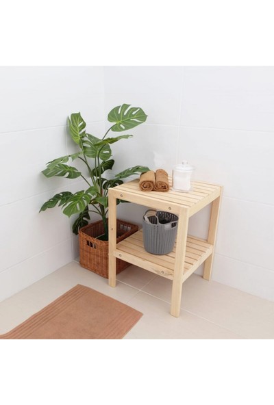 Neccar Ahşap Çok Amaçlı Banyo ve Mutfak Rafı