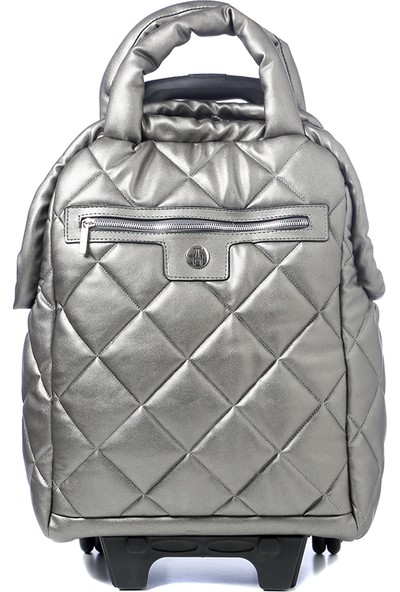 Th Bags Kadın Valiz TH270000 Platin Th Bags Kadın Valiz TH270000 Platin