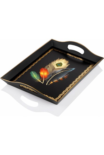 Queen's Kitchen Yaldızlı Büyük Tepsi