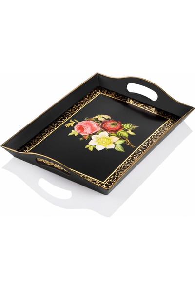 Queen's Kitchen Yaldızlı Büyük Tepsi