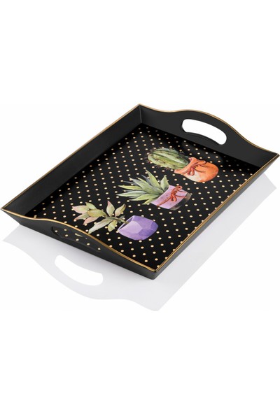 Queen's Kitchen Yaldızlı Büyük Tepsi