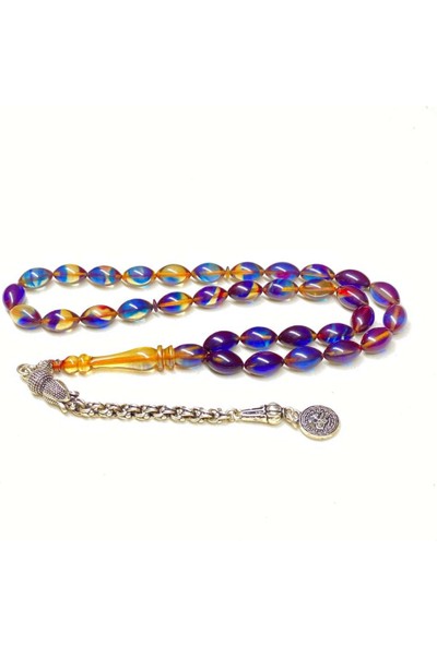 İzmur Tesbih Beyzi Model 7-11MM Ateş Sıkma Kehribar Tesbih