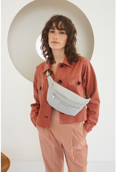 Fossil 05FS21Y216 Gri Bel Cantası