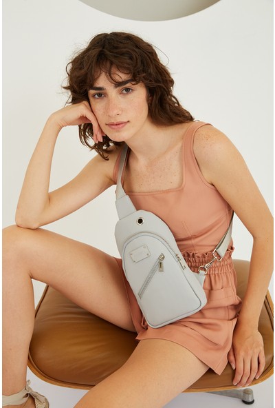 Fossil 05FS21Y215 Gri Capraz Canta