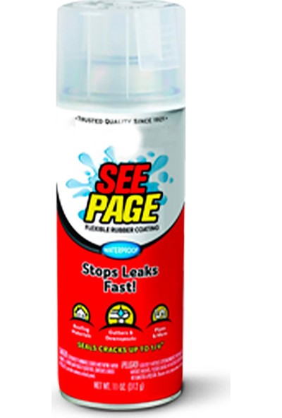 See Page Seepage Su Sızdırmazlık Spreyi 400 ml - Su Sızıntısı Kapatıcı Sprey