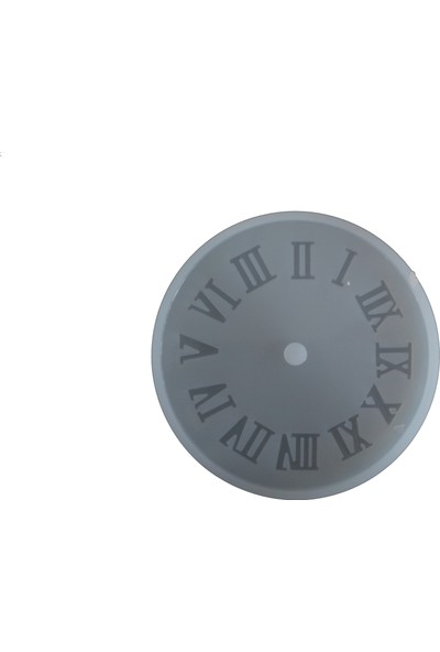 Kimyacınız Roma Rakamlı Saat Epoksi Silikon Kalıbı EPK-317