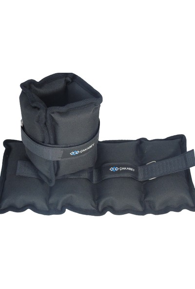 Çakabey Bilek Ağırlığı 1 kg x 2 Adet (Çift) Siyah