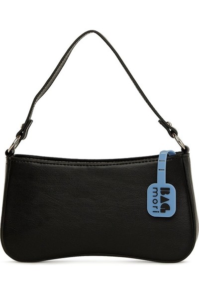 Bagmori Siyah Kalıp Baget El Çantası