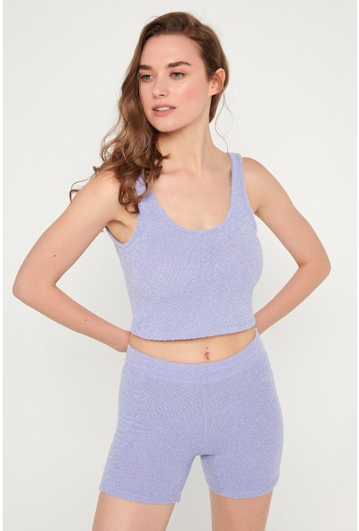 Penti Lila Violet Lounge Şort Takımı