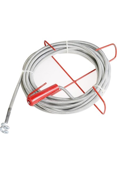 Badem10 Eltos Kanal Açma Spirali Klozet Gider Açma Teli 15 Metre Badem10 Eltos Kanal Açma Spirali Klozet Gider Açma Teli 15 Metre