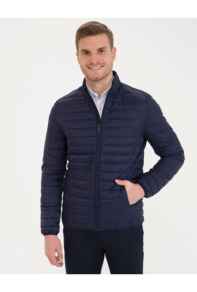 Pierre Cardin Lacivert Standart Fit Sentetik Mont 50230424-VR033