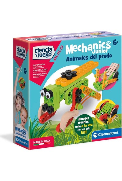 Clementoni Mekanik Laboratuvarı Junior - Böcekler 6+ Yaş Clementoni Mekanik Laboratuvarı Junior - Böcekler 6+ Yaş