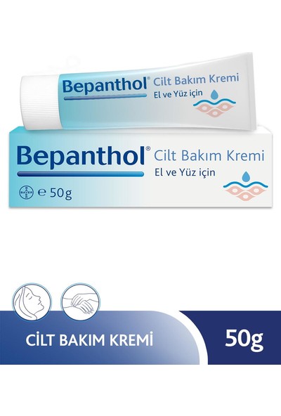 Bepanthol Cilt Bakım Kremi El ve Yüz Için 50G