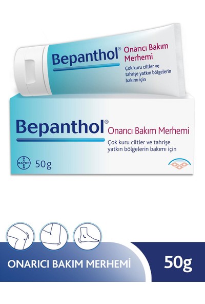 Bepanthol Onarıcı Bakım Merhemi 50 gr Bepanthol Onarıcı Bakım Merhemi 50 gr