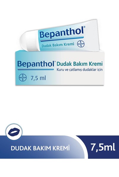 Bepanthol Dudak Bakım Kremi 7,5 ml