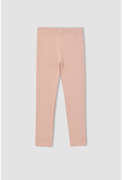 Defacto Kız Çocuk Slim Fit Basic Uzun Tayt J0226A621AU