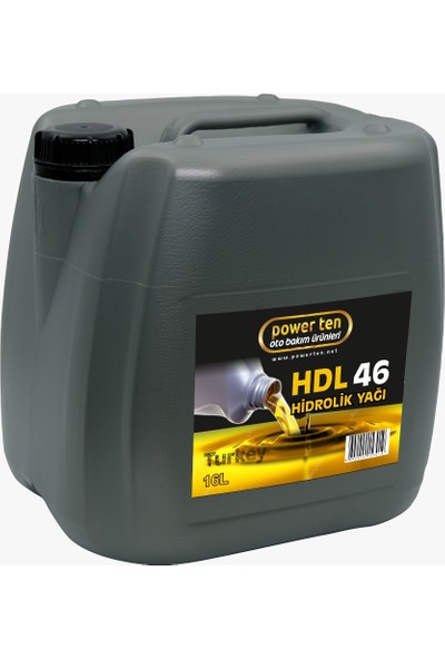 Powerten Hidrolik 46 Numara Yağ 16 lt ( Üretim Yılı: 2021 )