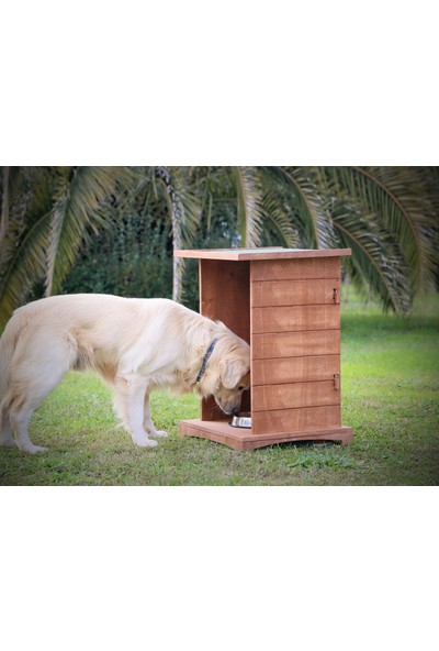 Mandu Ahşap Mama Istasyonu 54 x 77 x 51 cm