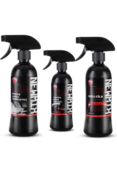 Newmix Hızlı Cila + Kumaş Halı Temizleyici + Torpido Bakım Losyonu 500 ml