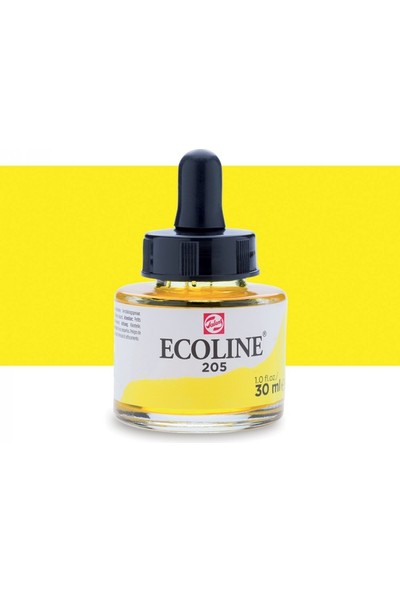 Talens Ecolıne Suluboya 30 ml Lemon Yellow 205 Talens Ecolıne Suluboya 30 ml Lemon Yellow 205
