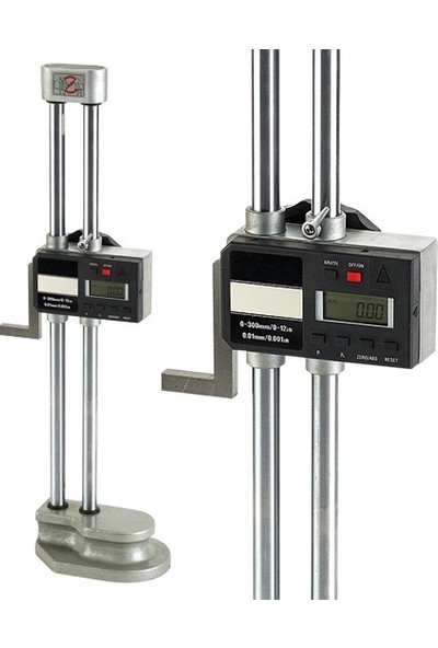 Çağ Dijital Yükseklik Mihengiri 0 - 300 * 0,01 mm Çift Kolonlu Çağ Dijital Yükseklik Mihengiri 0 - 300 * 0,01 mm Çift Kolonlu