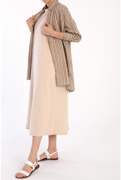 ALLDAY Kolsuz Içlik Elbise