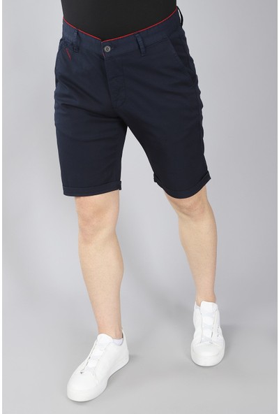 Arlin Erkek Yan Cep Gabardin Lacivert Şort Arlin Erkek Yan Cep Gabardin Lacivert Şort