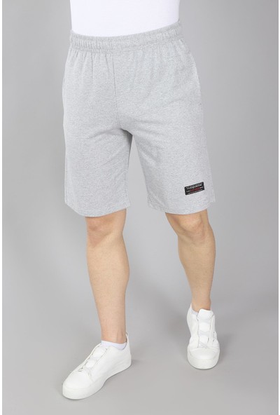Arlin Erkek Beli Lastikli Cepli Düz Penye Gri Şort Arlin Erkek Beli Lastikli Cepli Düz Penye Gri Şort
