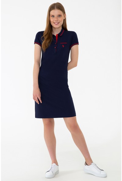 U.S. Polo Assn. Lacivert Örme Elbise 50245196-VR033