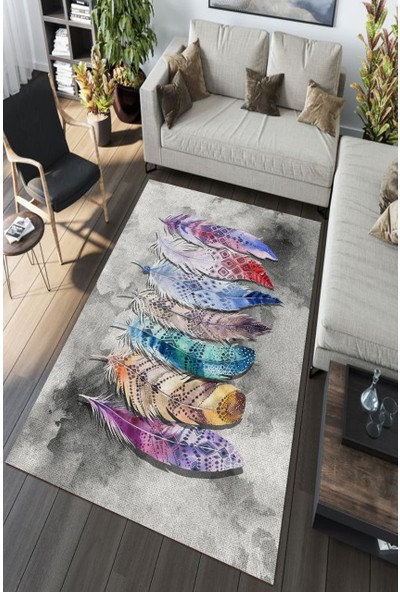 Cappio Halı Cappio Dama Desenli Oval Mutfak Halısı (Makinada Yıkanabilir Kaymaz DotTaban) - CP398