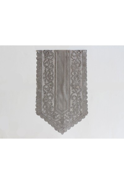 Çeyiz Diyarı Venessi Örme Runner Gri