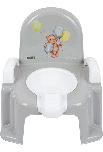 Sevi Bebe Sandalye ve Lazımlık Gri