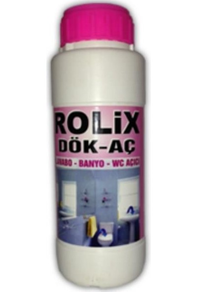 Rolix Dök Aç Banyo Lavabo Wc Açıcı 1000 gr