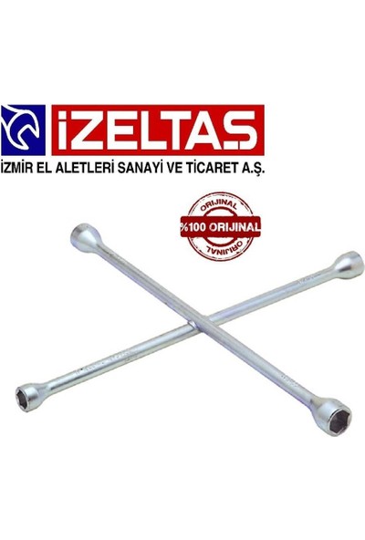 Izeltaş Istavroz Tip Bijon Anahtarı 17 - 19 - 21 - 22