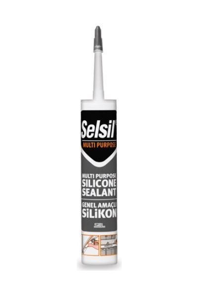 Selsil Silikon Genel Amaçlı Siyah 280 gr Selsil Silikon Genel Amaçlı Siyah 280 gr