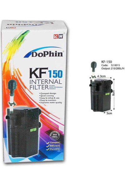 Dophin KF-150 Iç Filtre 150L/H Dophin KF-150 Iç Filtre 150L/H
