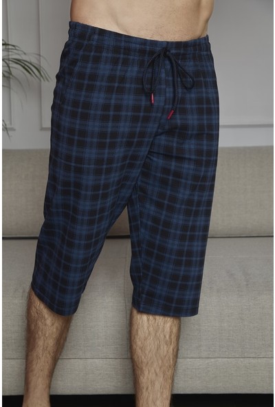 Kly Erkek Ekose İnce Tek Alt Çok Rahat Pamuk Kapri Kly Erkek Ekose İnce Tek Alt Çok Rahat Pamuk Kapri