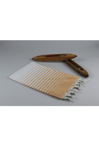 Lux Touch Stripe Sarı Peştamal 100 x 180 cm Plaj Havlusu Lux Touch Stripe Sarı Peştamal 100 x 180 cm Plaj Havlusu