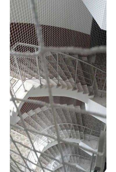 Balıkmarketim Okul Merdiven Güvenlik Filesi 4 mm Kalınlık 10X10 cm Göz Genişliği Balıkmarketim Okul Merdiven Güvenlik Filesi 4 mm Kalınlık 10X10 cm Göz Genişliği