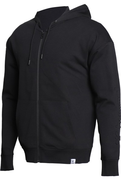 Hummel Hmlrick Zip Hoodie Erkek Günlük Ceket 921319-2001 Siyah