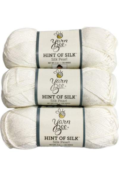 Yarn Bee Hint Of Silk 3'lü El Örgü Ipliği