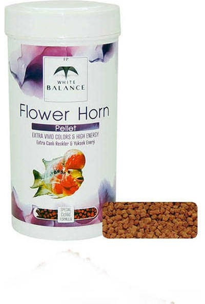White Balance Flower Horn Balık Yemi 250 ml White Balance Flower Horn Balık Yemi 250 ml