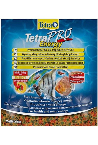 Tetra Pro Energy Crisps Balık Yemi 12G