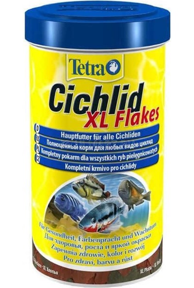 Tetra Cichlid Xl Flakes 500ML Tetra Cichlid Xl Flakes 500ML
