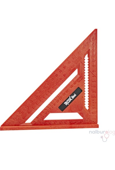 Rox Wood 0022 Abs Plastik Üçgen Marangoz Gönye 175 mm Rox Wood 0022 Abs Plastik Üçgen Marangoz Gönye 175 mm